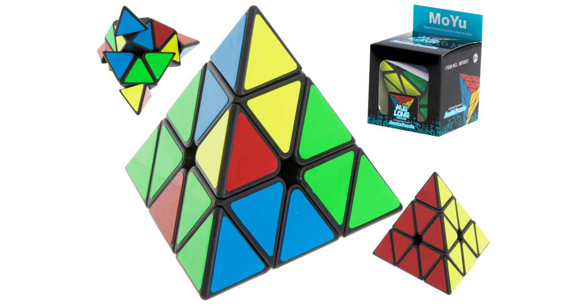 PYRAMINX puzzle cube game Black MoYu - Ikonka - Hurtownia Internetowa