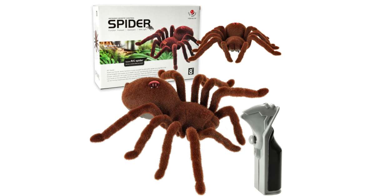 Remote Controlled TARANTULA Spider + PILOT - Ikonka - Hurtownia Internetowa