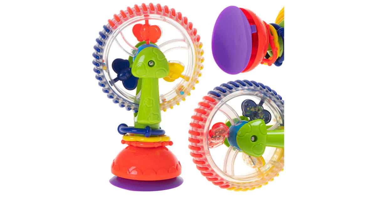 Ferris wheel rattle with suction cup - Ikonka - Hurtownia Internetowa