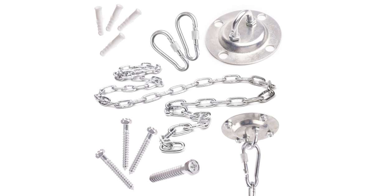 Ceiling mount hammock swing hook chain 200kg - Ikonka - Hurtownia ...