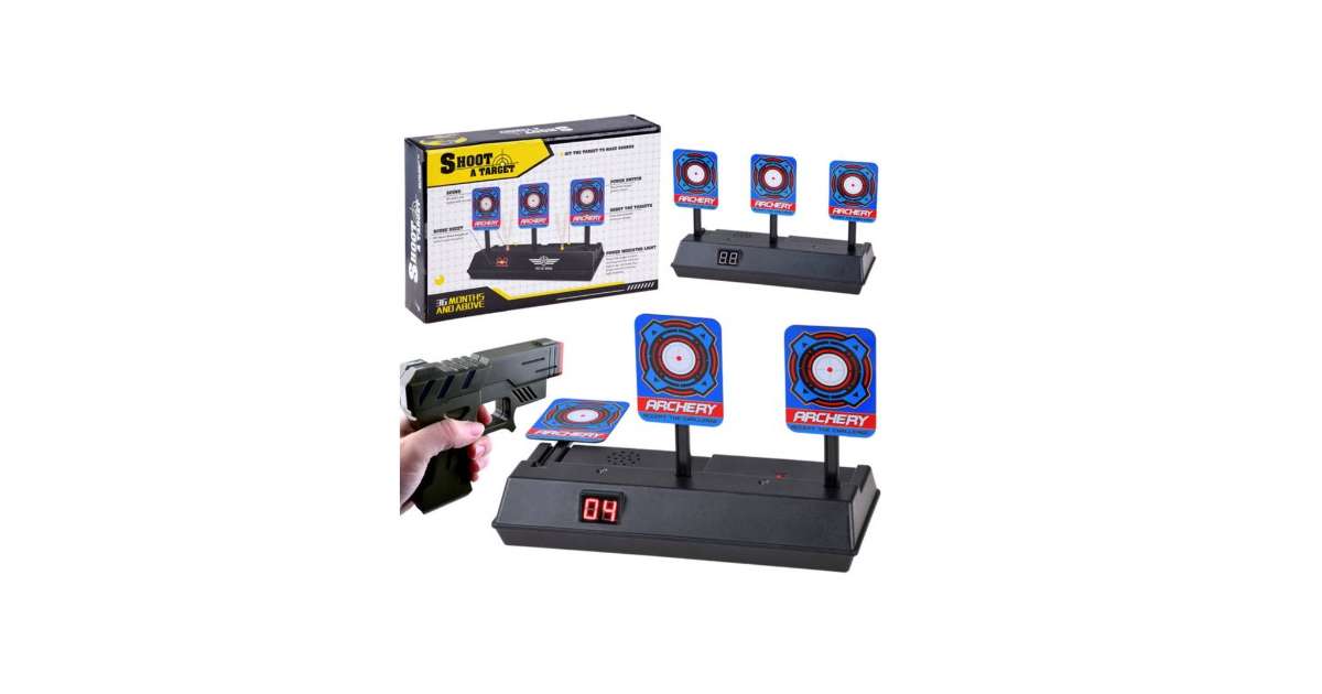 Electronic shooting target 3 targets digital - Ikonka - Hurtownia ...