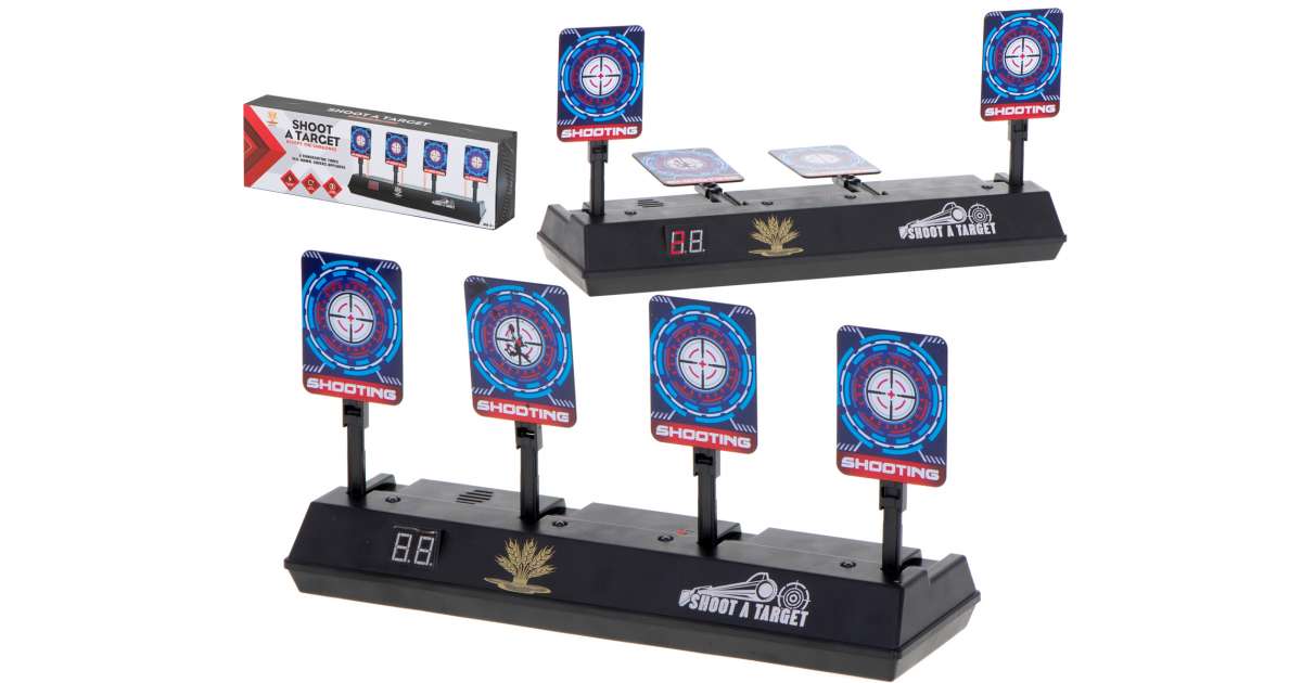 Electronic target for shooting digital 4 targets - Ikonka - Hurtownia ...