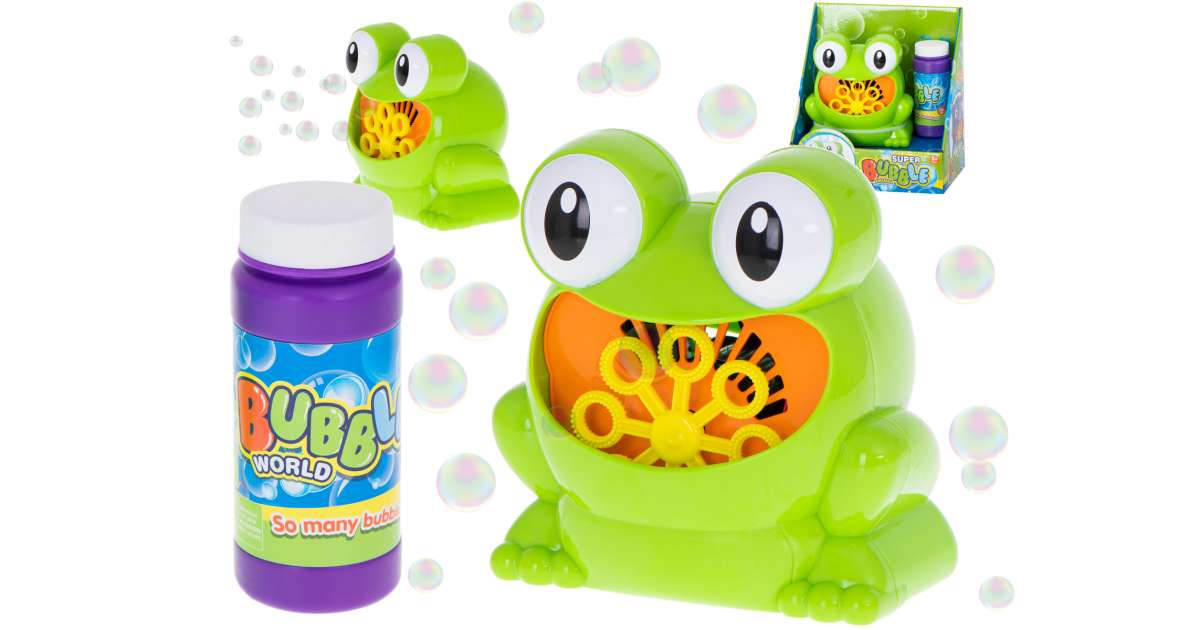 Soap bubble machine frog bubble frog - Ikonka - Hurtownia Internetowa