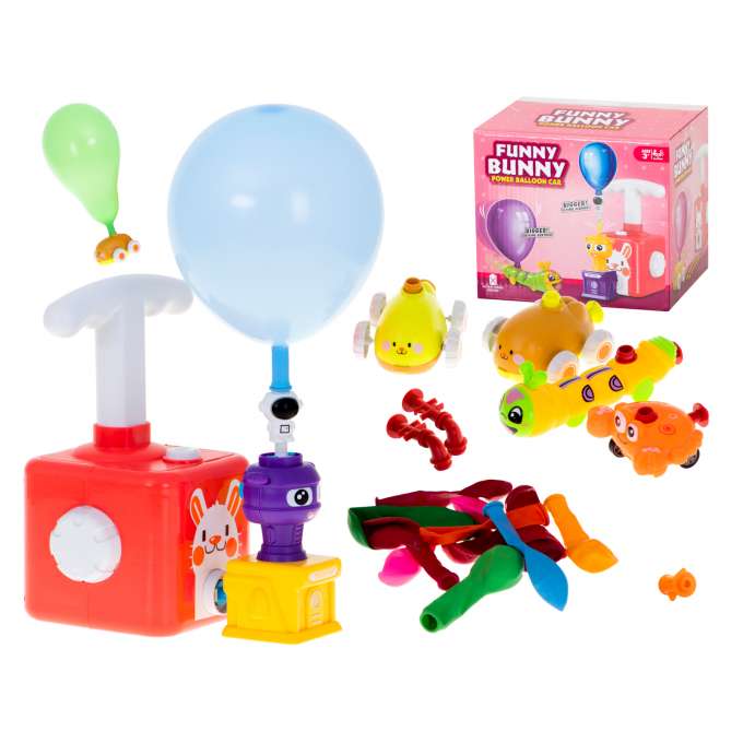 Aerodynamic car balloon launcher rabbit - Ikonka - Hurtownia Internetowa