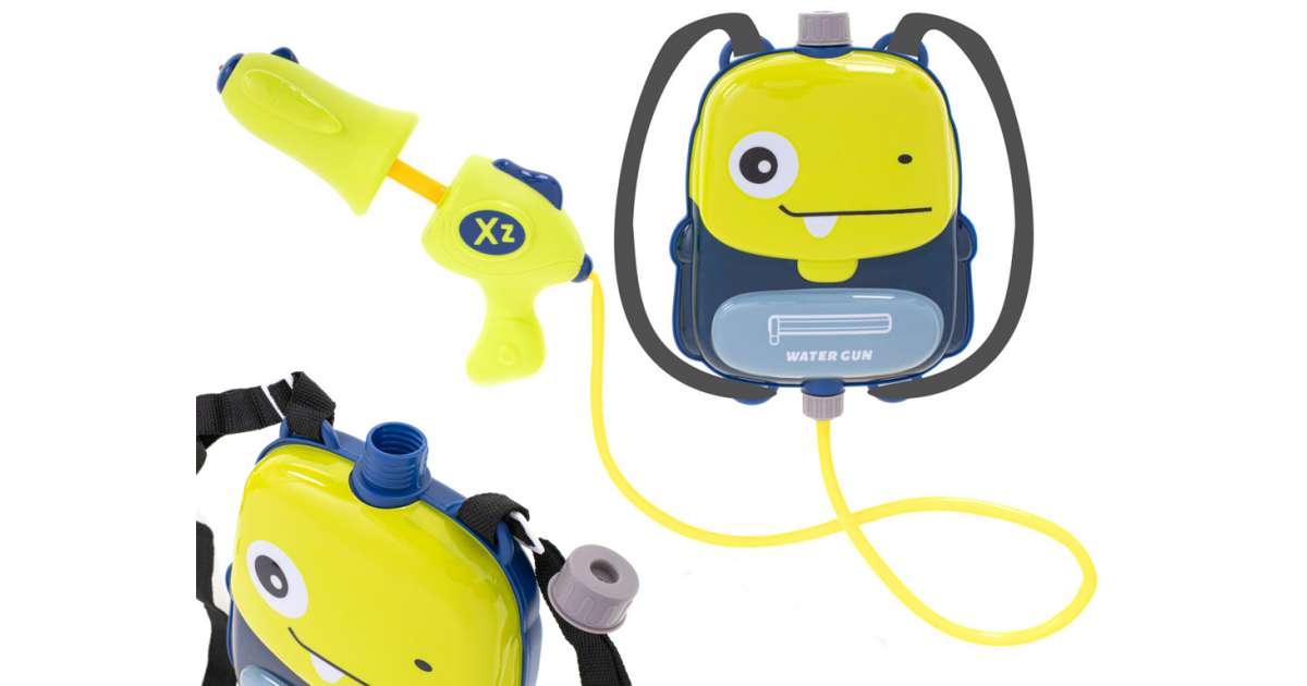 Water gun water gun tank backpack dinosaur 1000ml - Ikonka - Hurtownia ...
