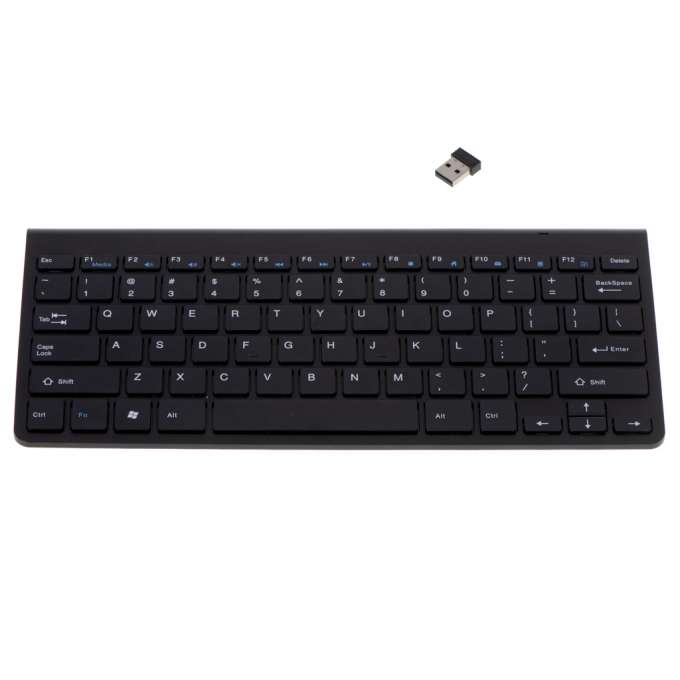 Smart TV Keyboard Black - Ikonka - Hurtownia Internetowa