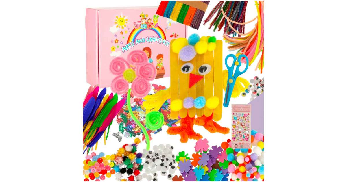Creative handwork art set for children 1200el. - Ikonka - Hurtownia ...
