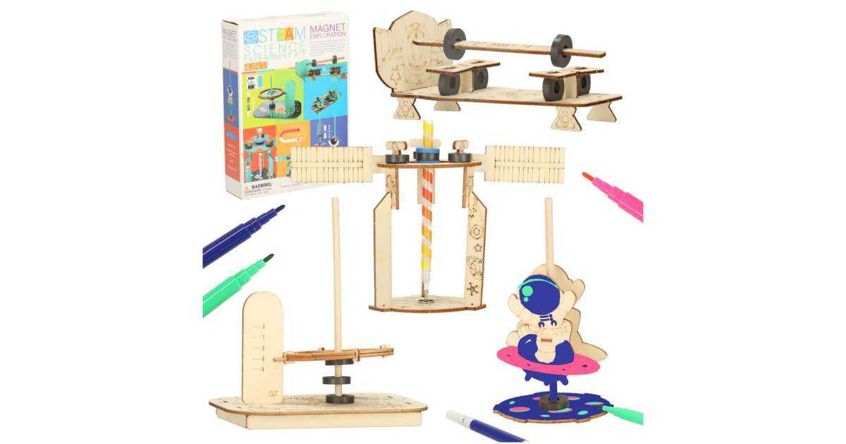 DIY science experiment educational set magnetic 4in1. Wholesale, import ...