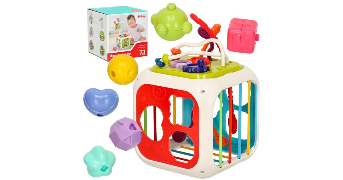Educational cube shape sorter xylophone 7in1 Bibi-inn. Wholesale ...