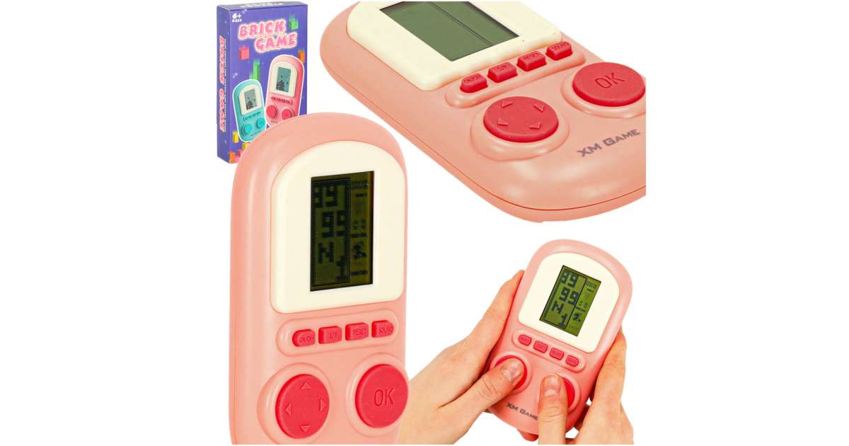 Electronic dexterity game portable console pink. Wholesale, import ...