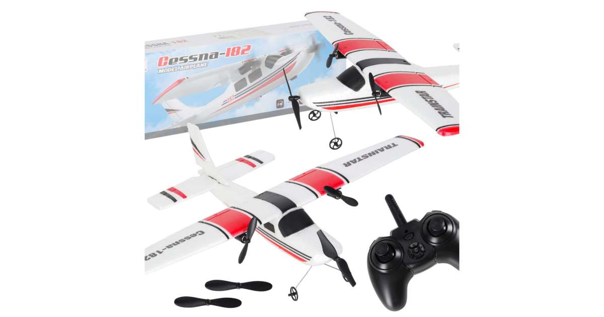 Cessna 182 remote-controlled aerobatic glider 2.4GHz aircraft - Ikonka ...