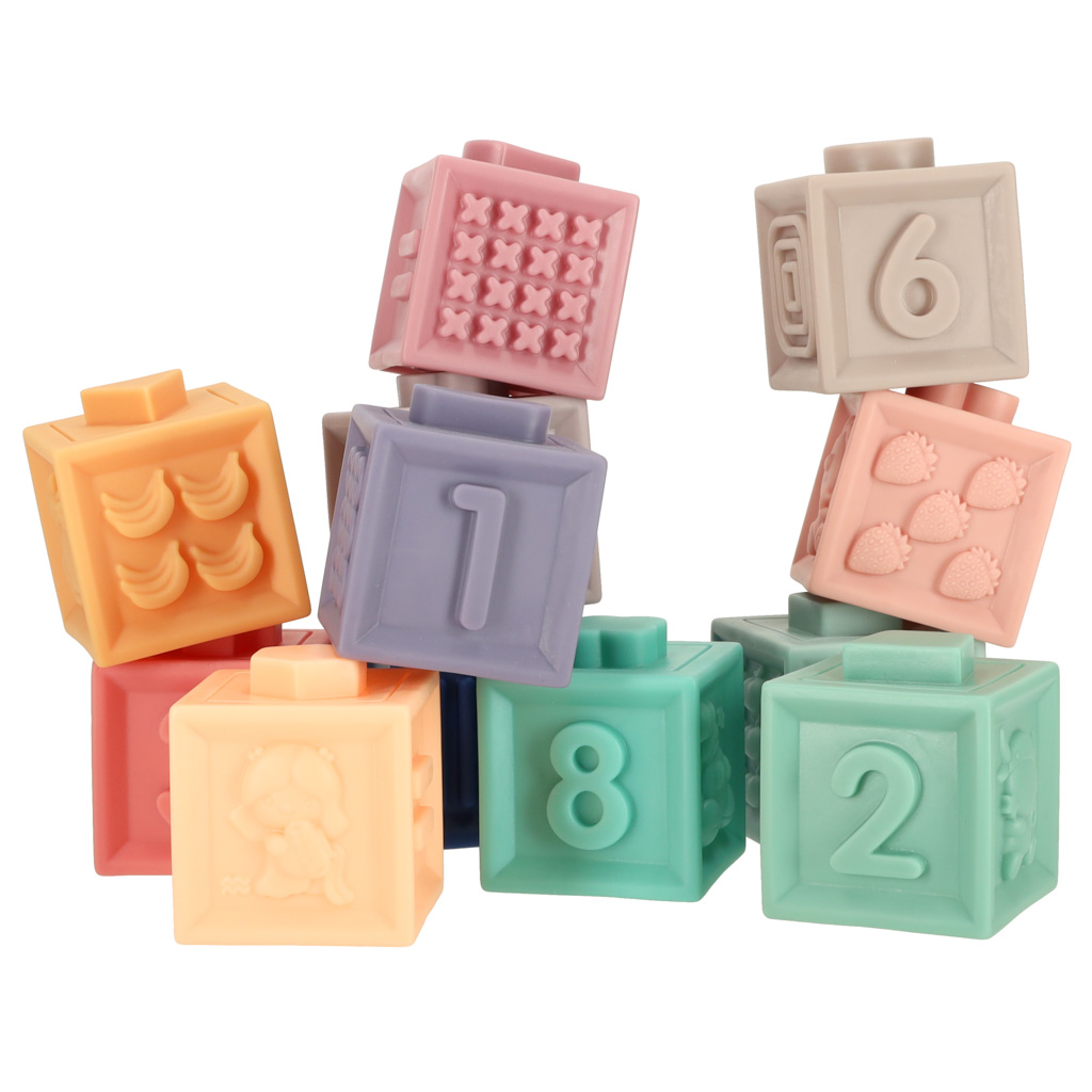 Educational sensory building blocks silicone learn to count. Wholesale ...