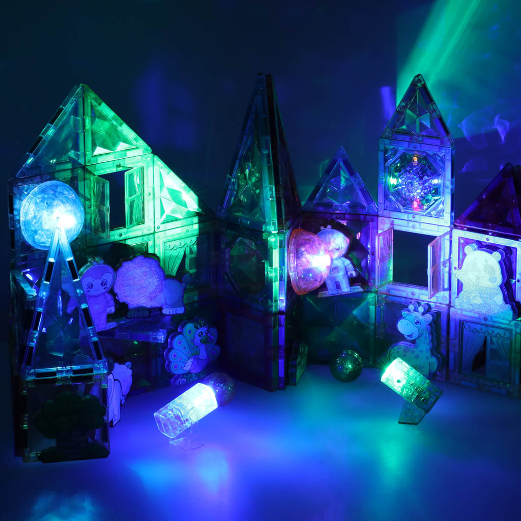 Magnetic Building Blocks for Children - Ikonka Wholesale