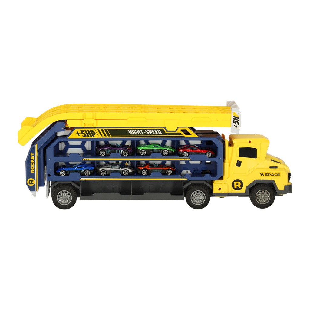 Car racing track car transporter 6 el. yellow. Wholesale, import ...