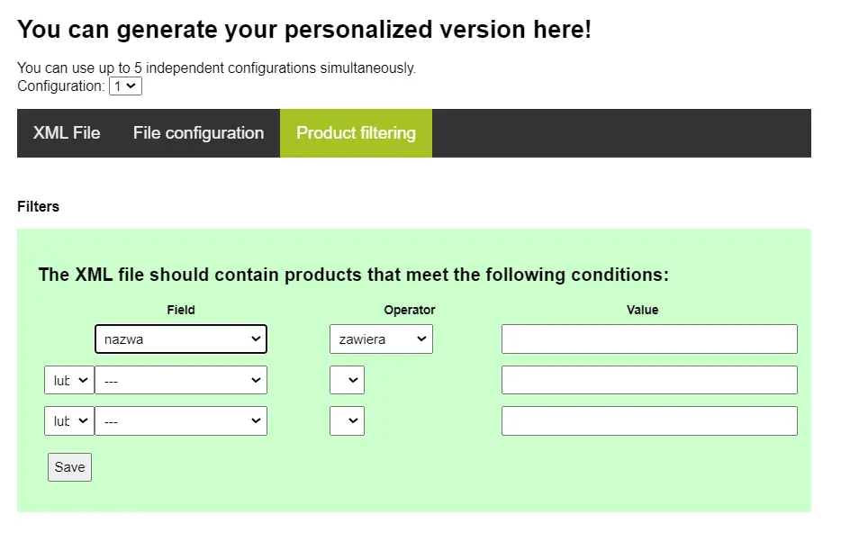 BaseLinker integration - the new generator